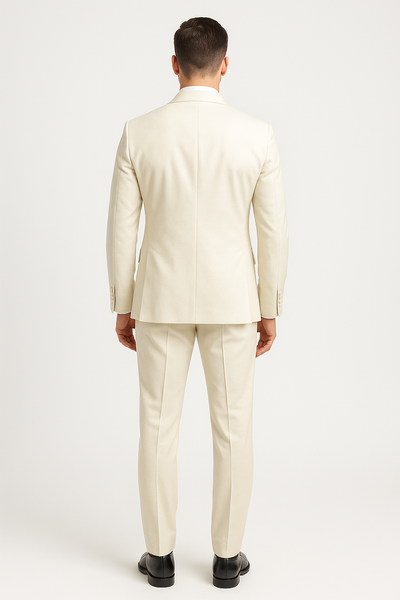 SOOTZ Off-White Double-Breasted Suit – SOOTZ Clothing Inc.
